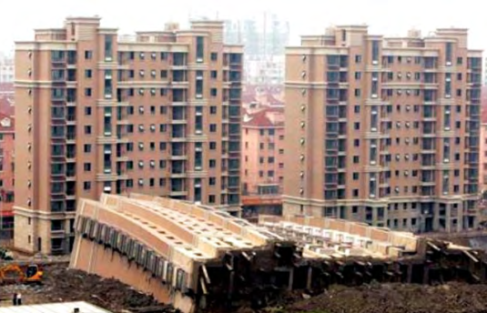 La caída de un edificio en Shanghai por presiones del suelo – Geovic ...